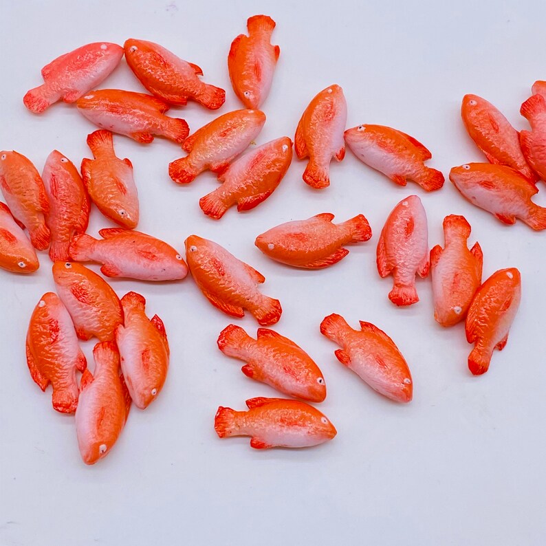 5 pieces Miniature fish look beautiful and realistic for | Etsy