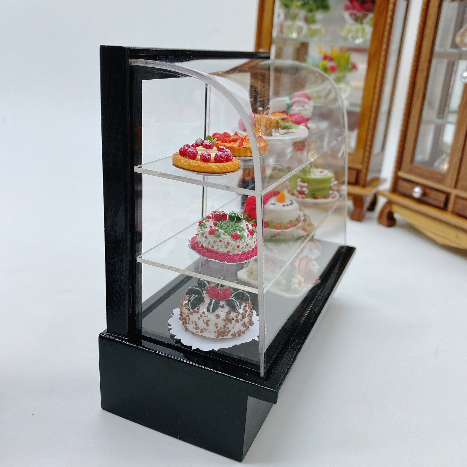 Miniature Showcase Decorate for Dollhouseminiature Bekery - Etsy