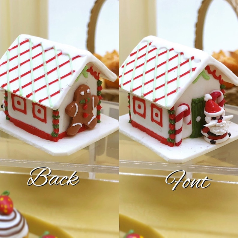 Miniature Gingerbread House 3dminiature Christmas | Etsy