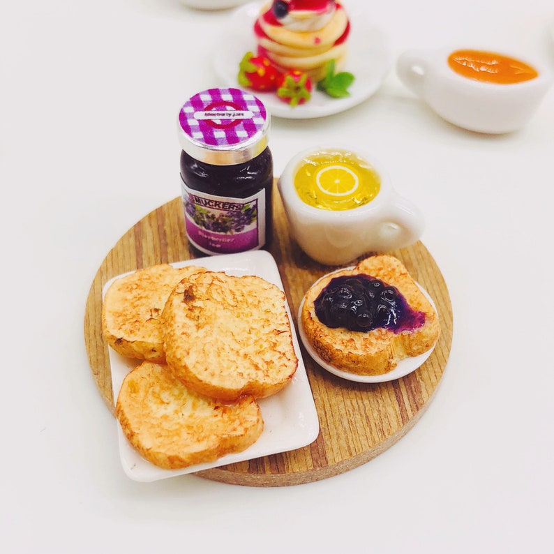 Miniature Breakfast setMiniature BakeryMiniature BreadDolls | Etsy