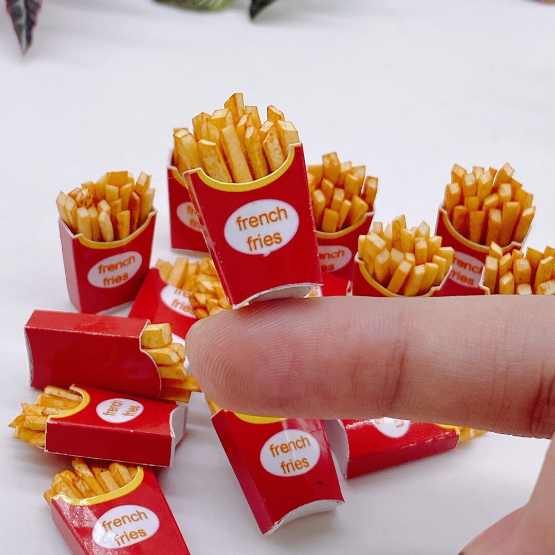 5 Pieces Miniature French Fries for Dollhouse - Etsy