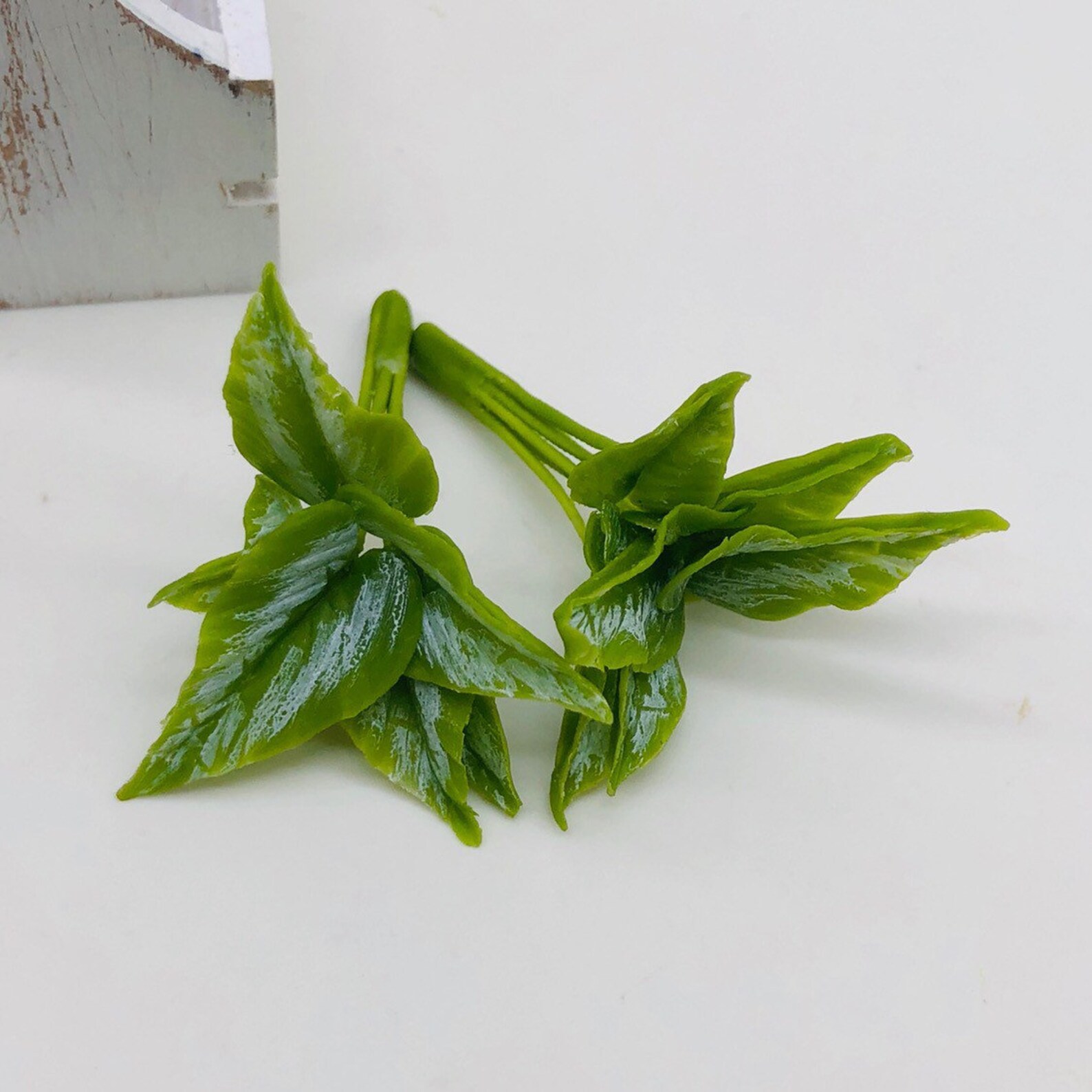 2 Pieces Miniature Plants Clay Polymer Miniature Decorate for - Etsy
