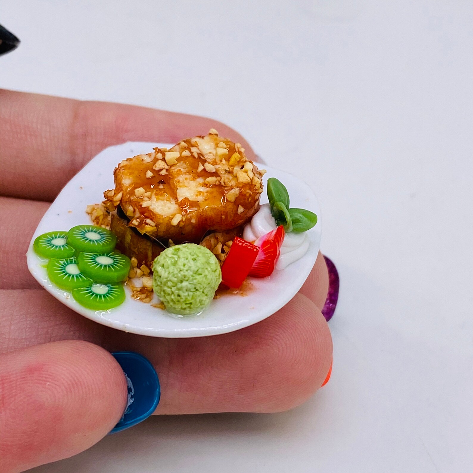 3 Pieces Miniature Toast miniature Sweetdollhouse Cakedolls - Etsy