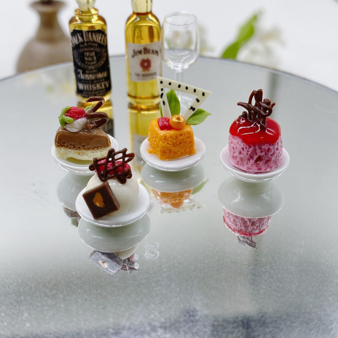 11 Pieces Miniature Mini Cake Mixed Pattern Miniature Cake - Etsy