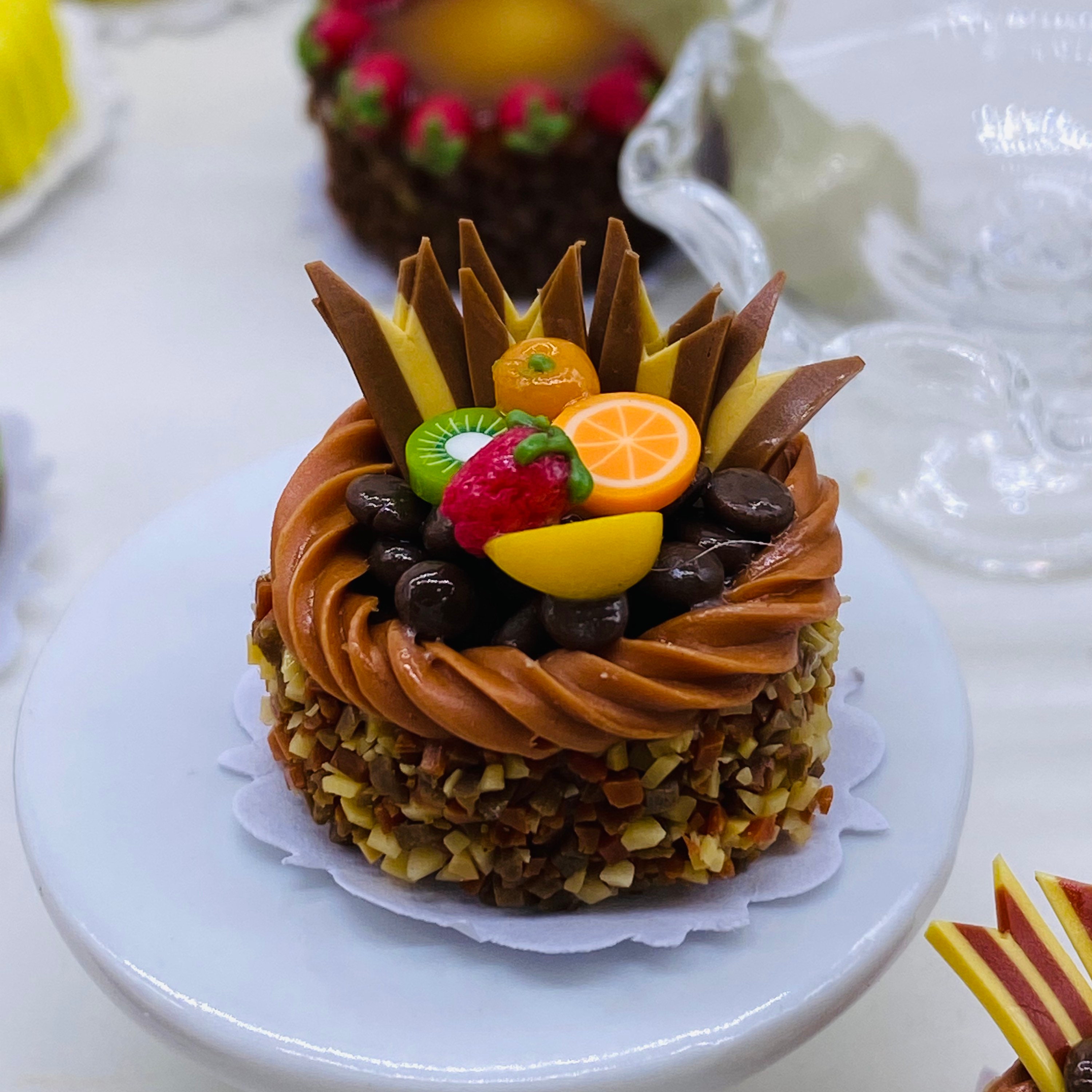 Miniature Cake Miniature Fake Food Miniature Sweet - Etsy