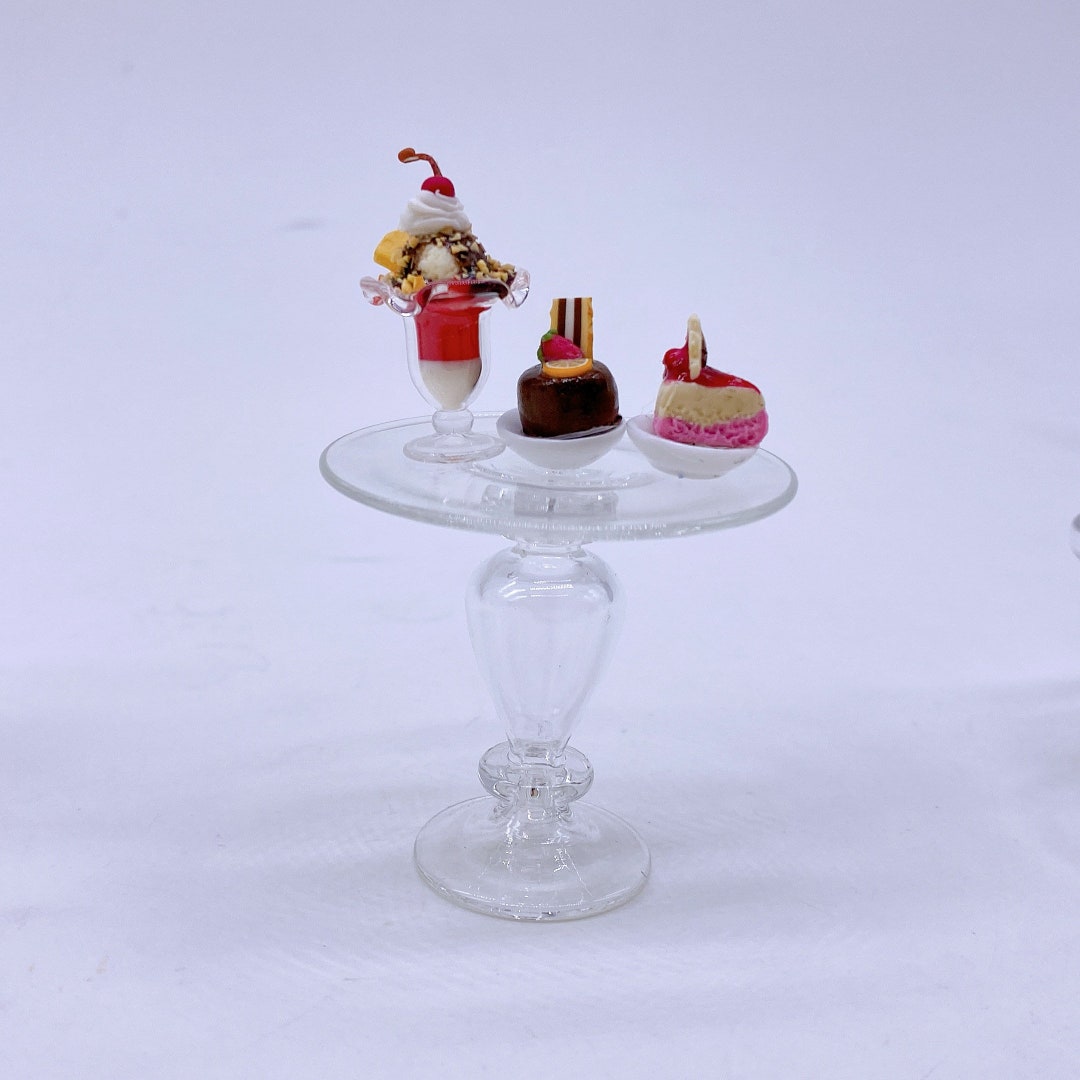 Miniature Table Glass Stand for Doll's House Collection - Etsy