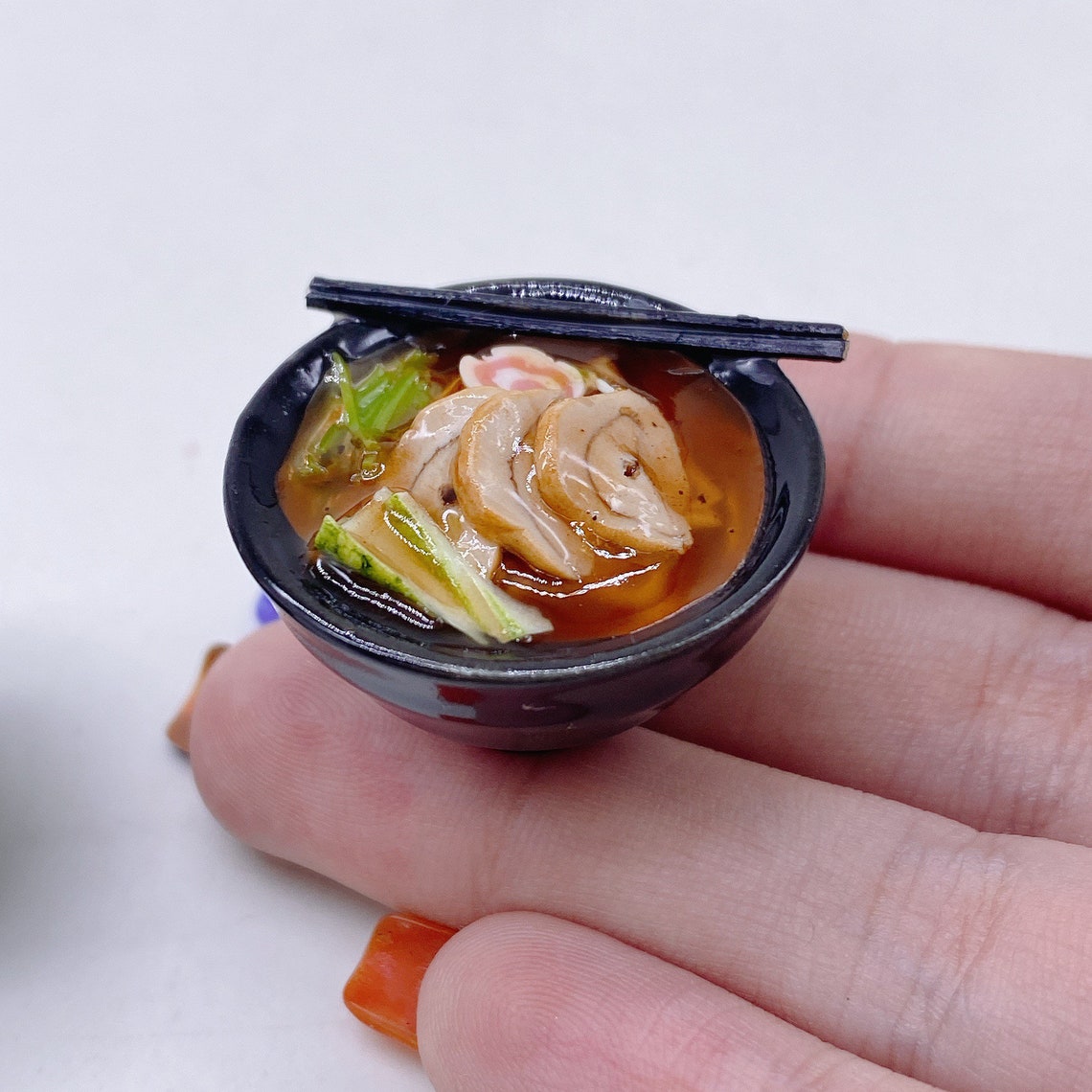 Miniature Ramen Japanese Cuisine in Ceramic Bowl Size 25 Mm - Etsy