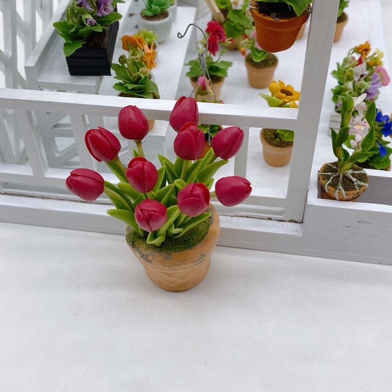 Miniatures Miniature Flower,Miniature Flower Pot,Miniature Vase ...