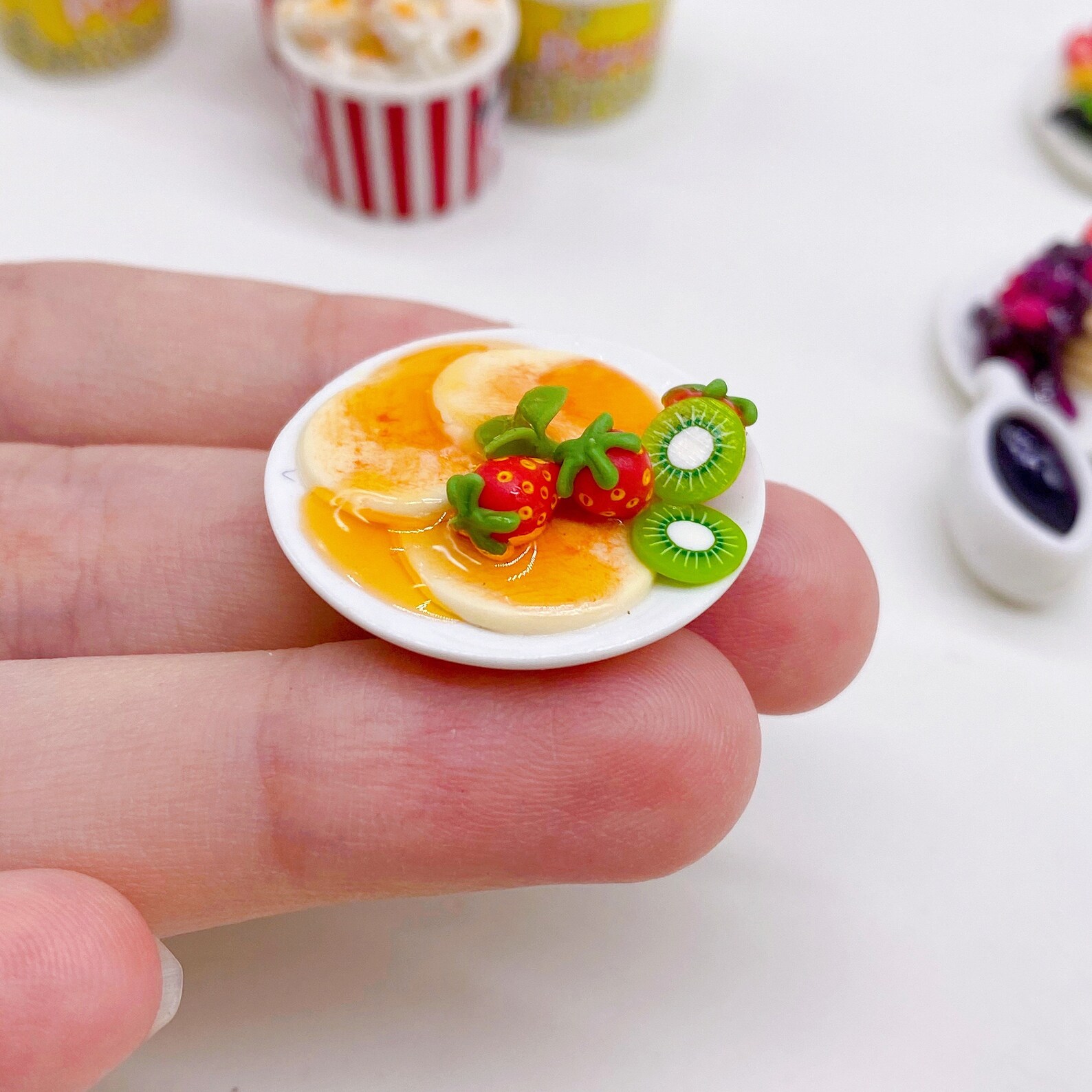 Miniature Pancakeminiature Sweet Fake Food Dollhouse Cake - Etsy