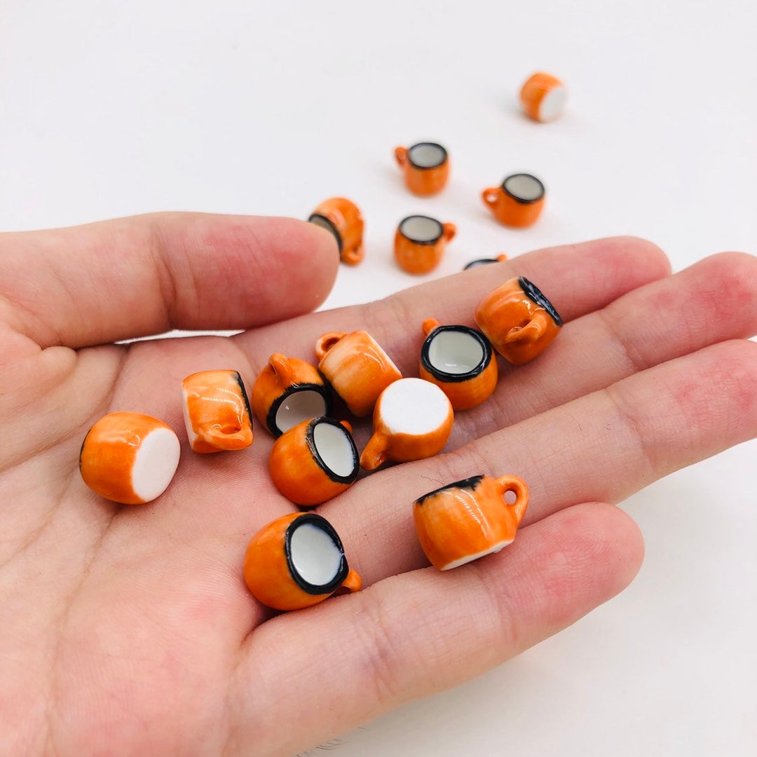 10 Pieces Miniature Ceramic Cup, Miniature Ceramic, Miniature Sweet ...