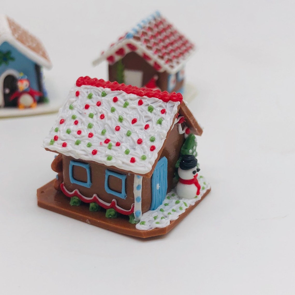 Miniature Gingerbread House 3dminiature Christmas | Etsy