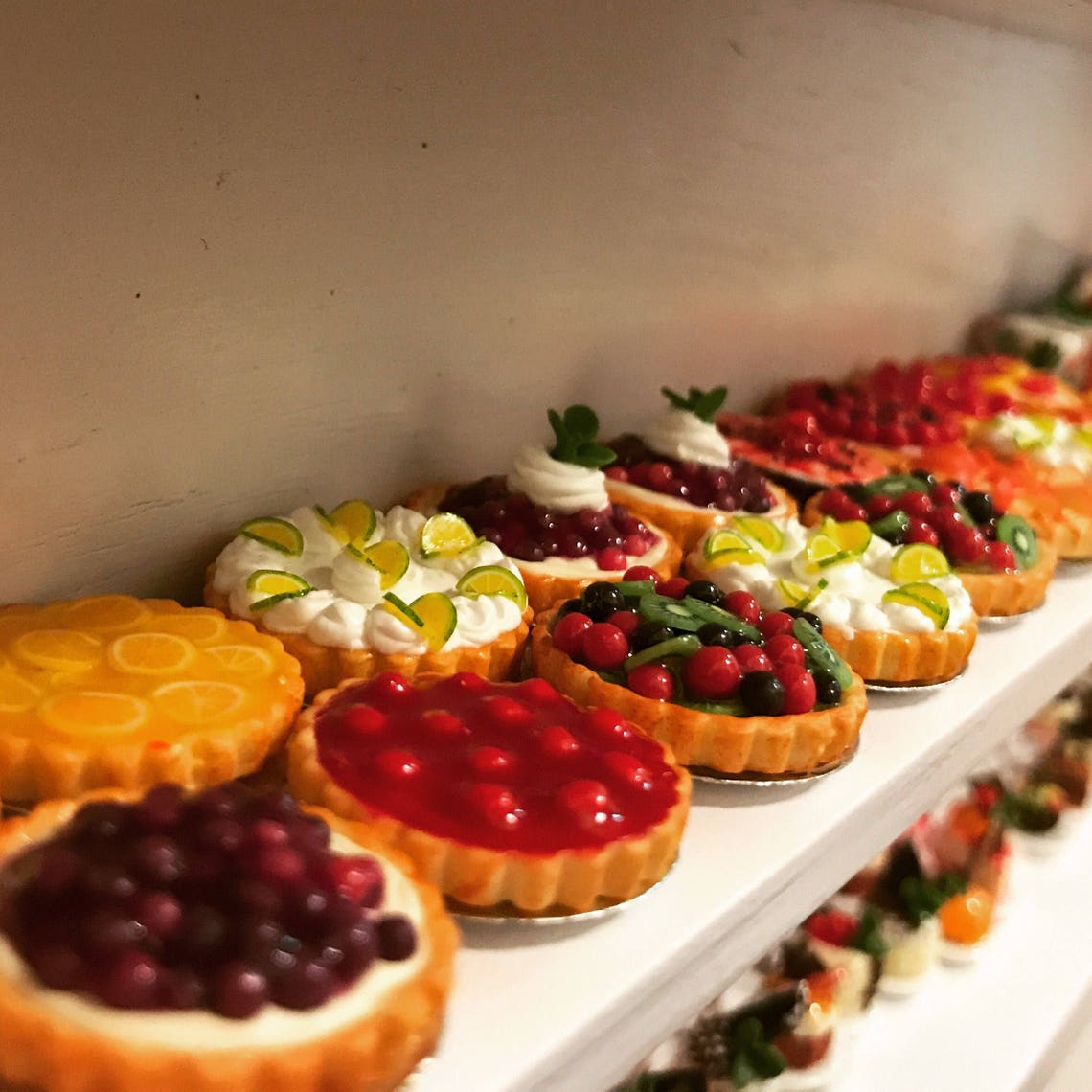 Miniature Tart Miniature Fake Food Miniature Bakery - Etsy