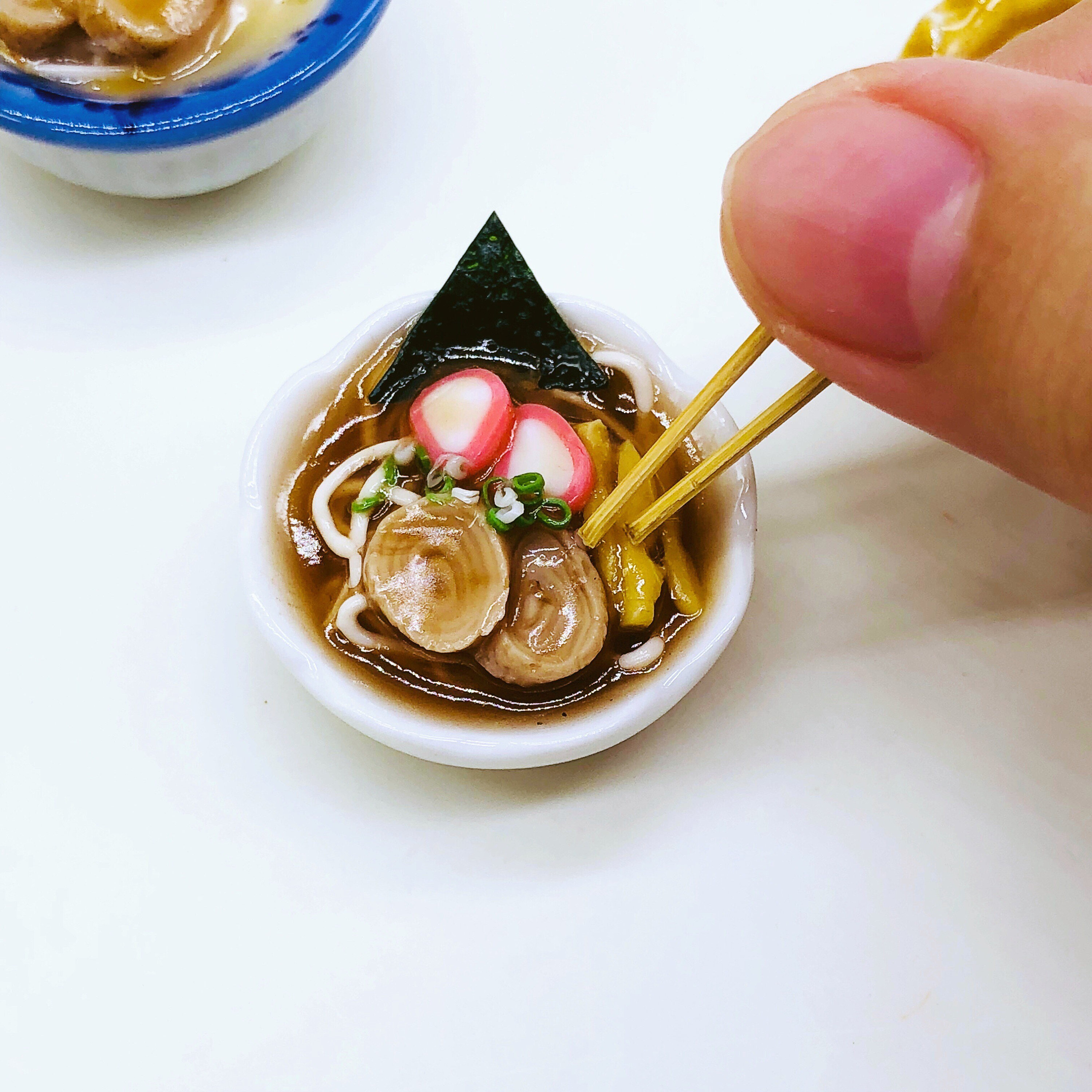 Miniature Ramen Japanese Cuisine in Ceramic Bowl Size 25 Mm - Etsy