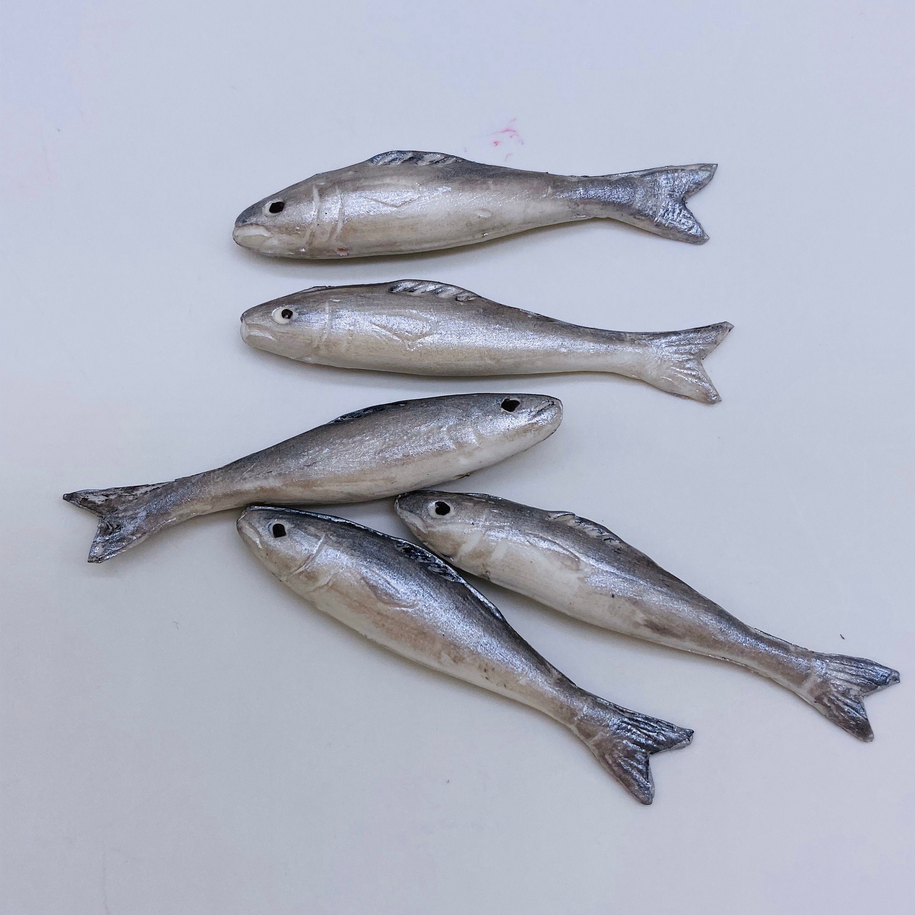 5 Pieces Miniature Fish Look Beautiful and Realistic for Garden House 1 ...