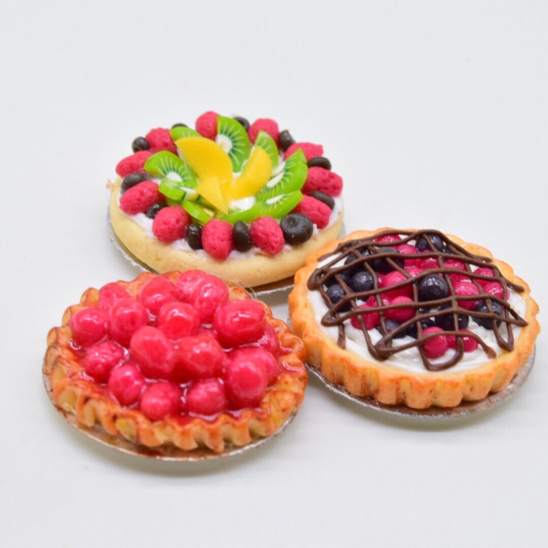 Miniature 3 Pie Flavor Mix Set 1:12 for Doll's House Collection - Etsy