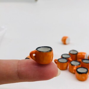 10 Pieces Miniature Ceramic Cup, Miniature Ceramic, Miniature Sweet ...