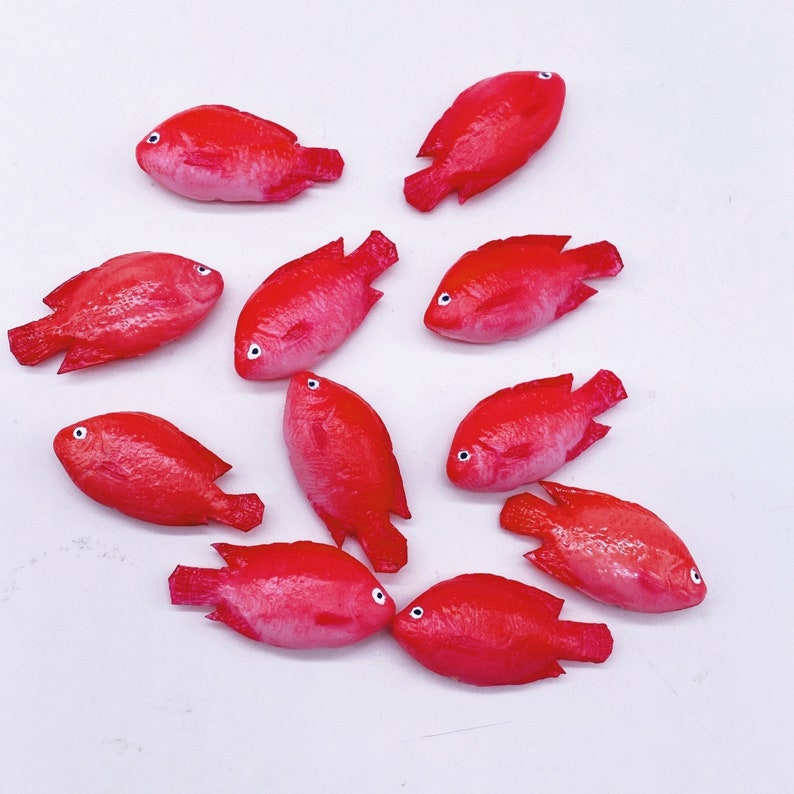 5 Pieces Miniature Fish Look Beautiful and Realistic for - Etsy