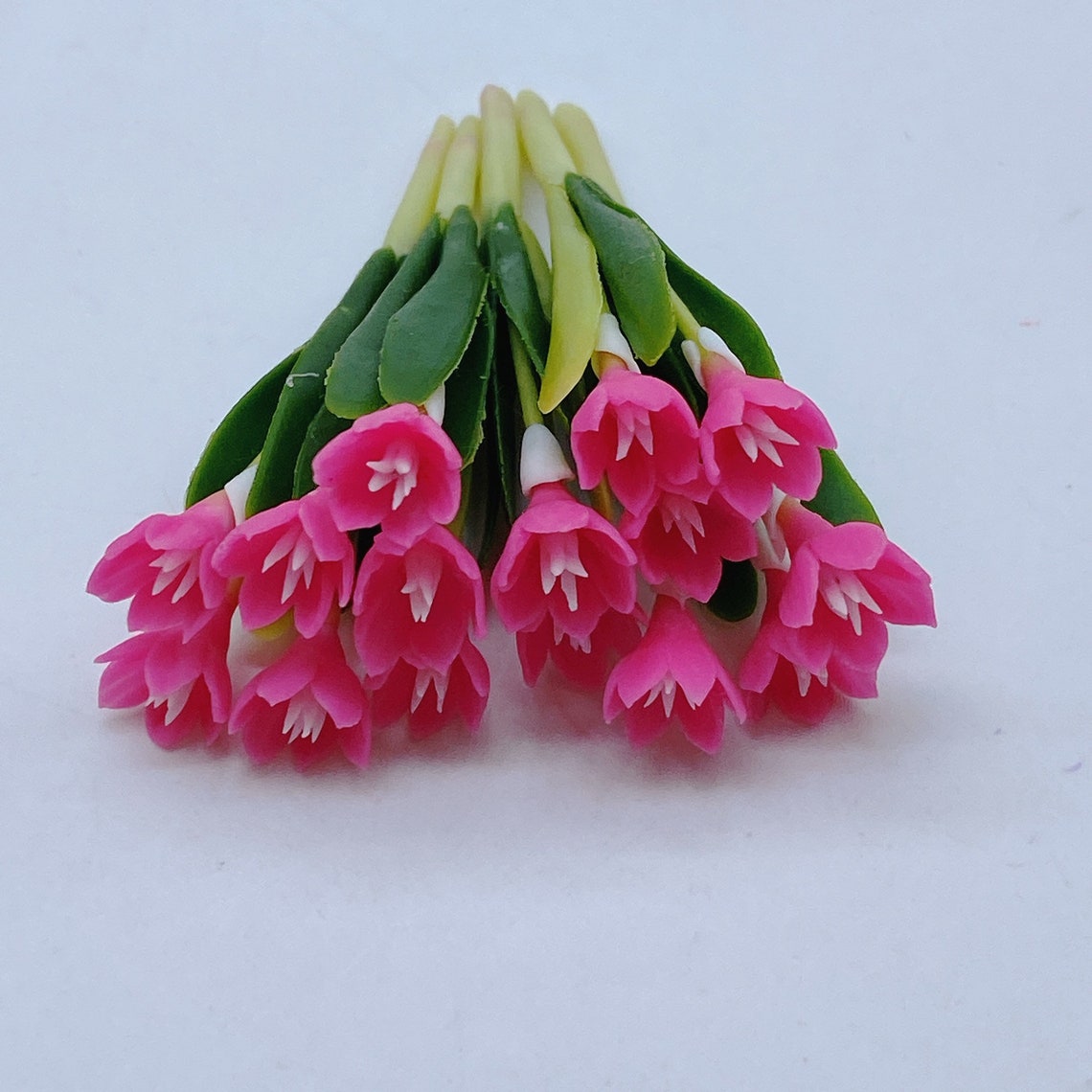 5 Bundles Miniature Flower Clay Polymer Miniature Decorate | Etsy