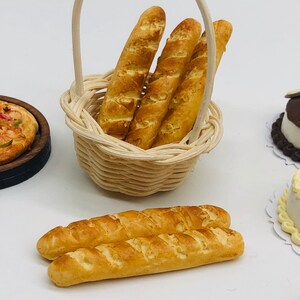 10 Pieces Miniature Bread,miniature Bakery,miniature Sweet,dolls and ...