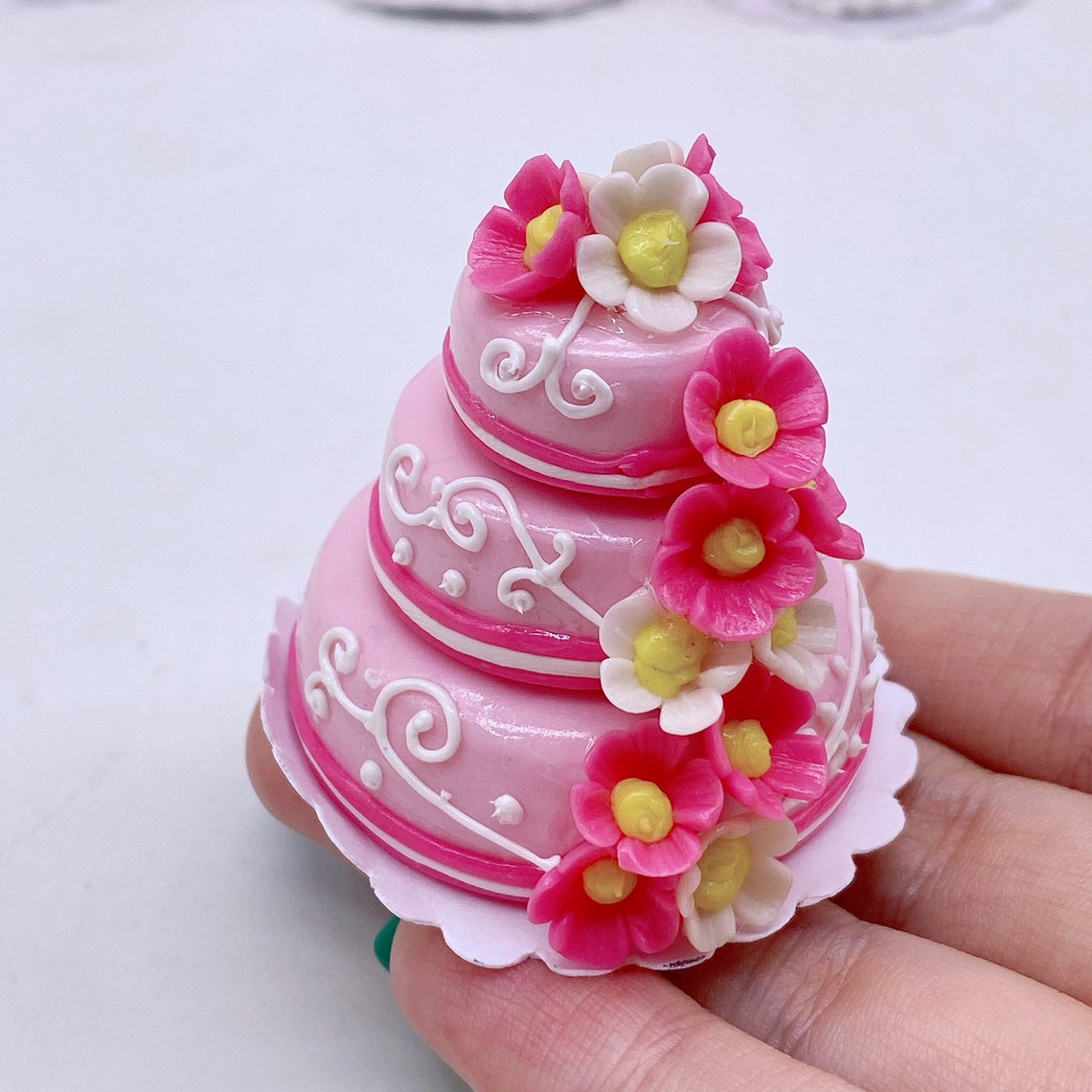 Miniature 3 Layer Sweet Cake Miniature Sweet Cake for - Etsy