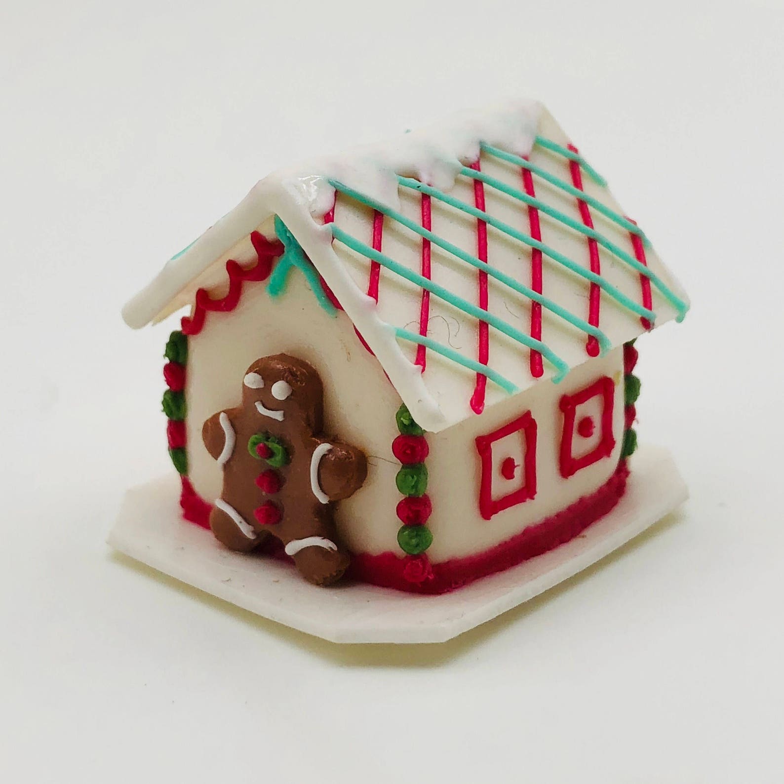 Miniature Gingerbread House 3dminiature Christmas | Etsy
