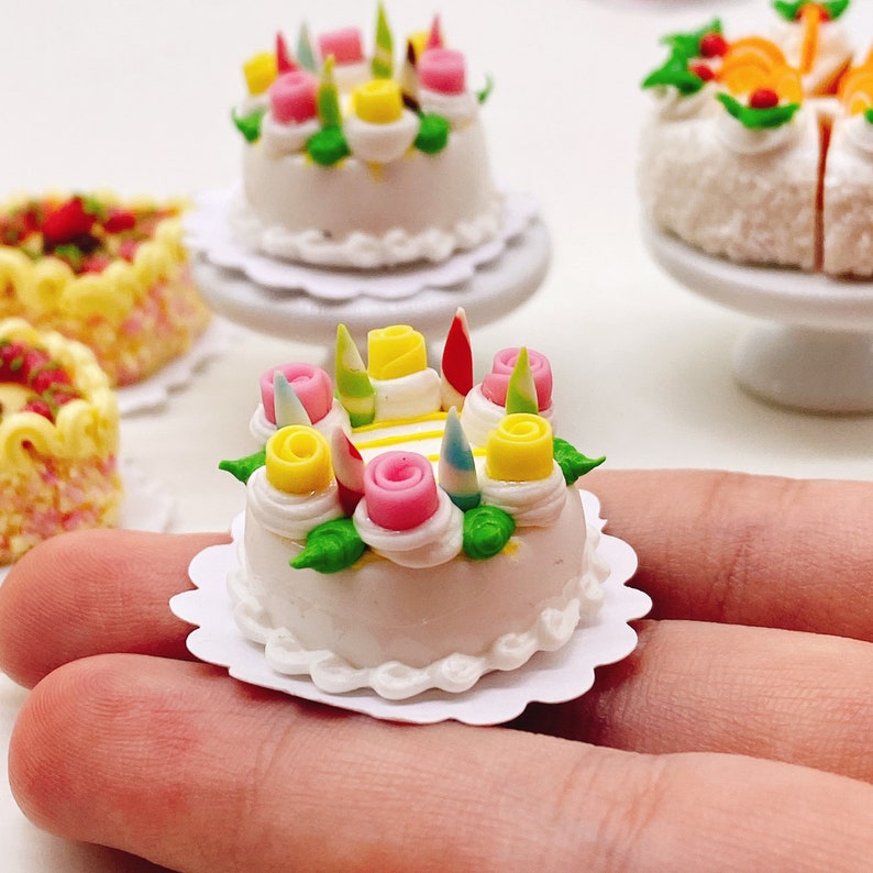 Miniature Fake Cake Miniature Bakery Miniature Sweet - Etsy
