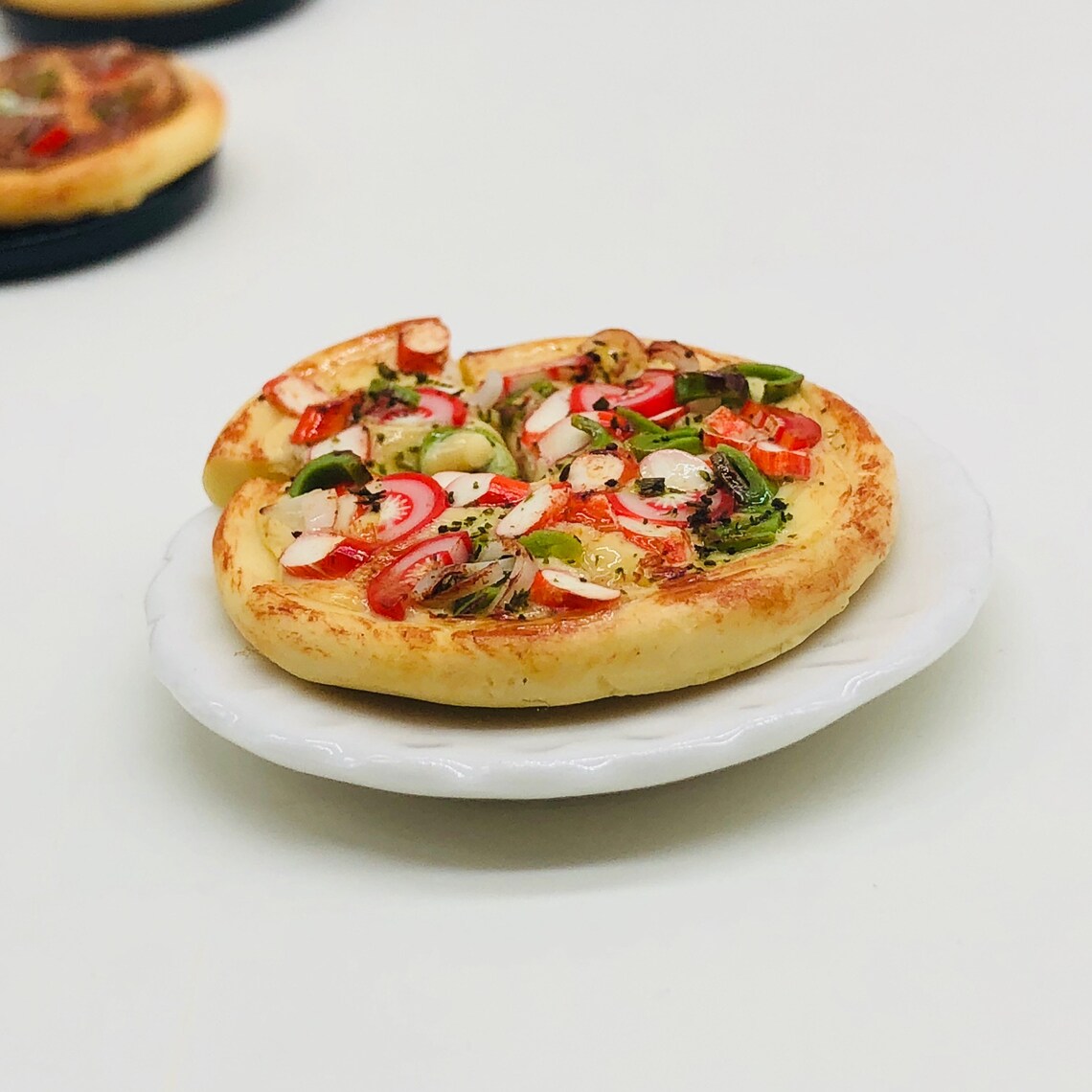 Miniature Pizza Seafood Miniature Food Miniature Bakery - Etsy