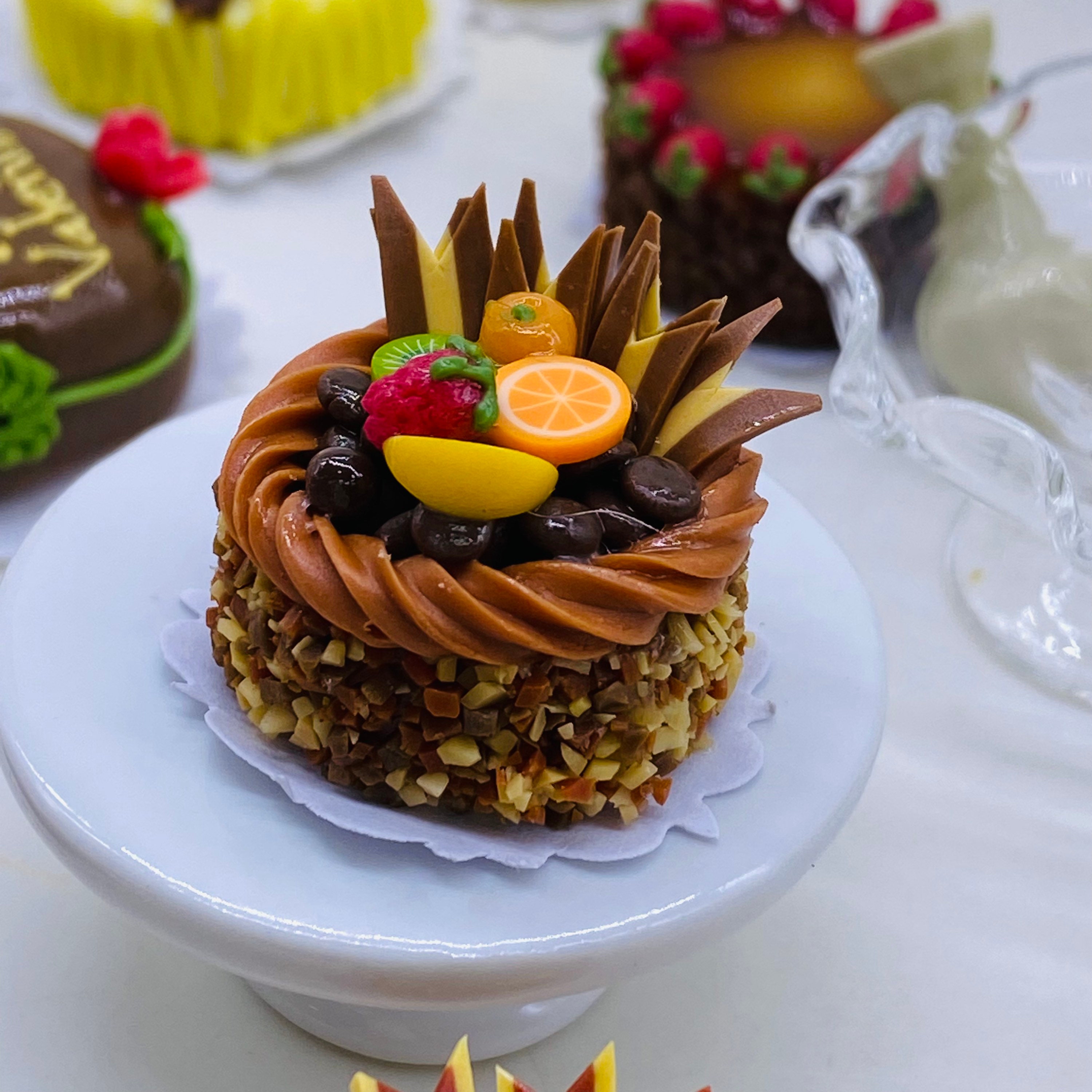 Miniature Cake Miniature Fake Food Miniature Sweet - Etsy