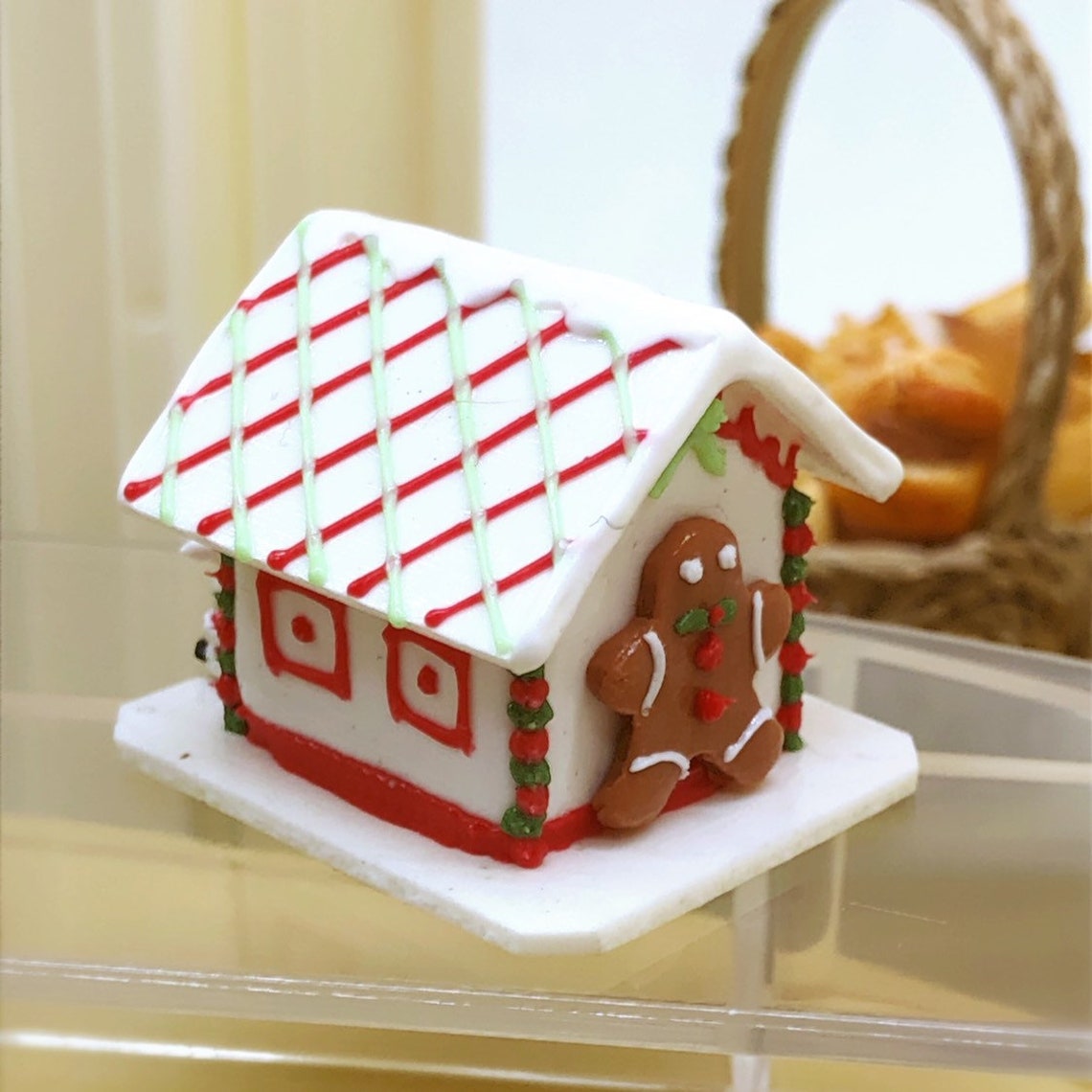 Miniature Gingerbread House 3dminiature Christmas | Etsy