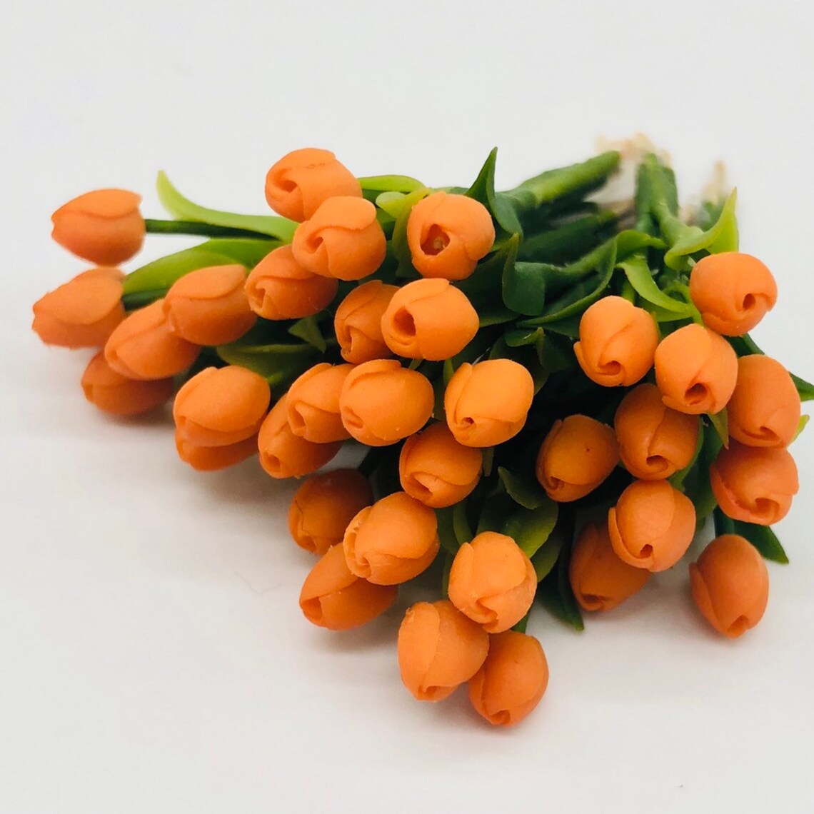 5 Bundles Miniature Tulip Orange Color Miniature Garden | Etsy