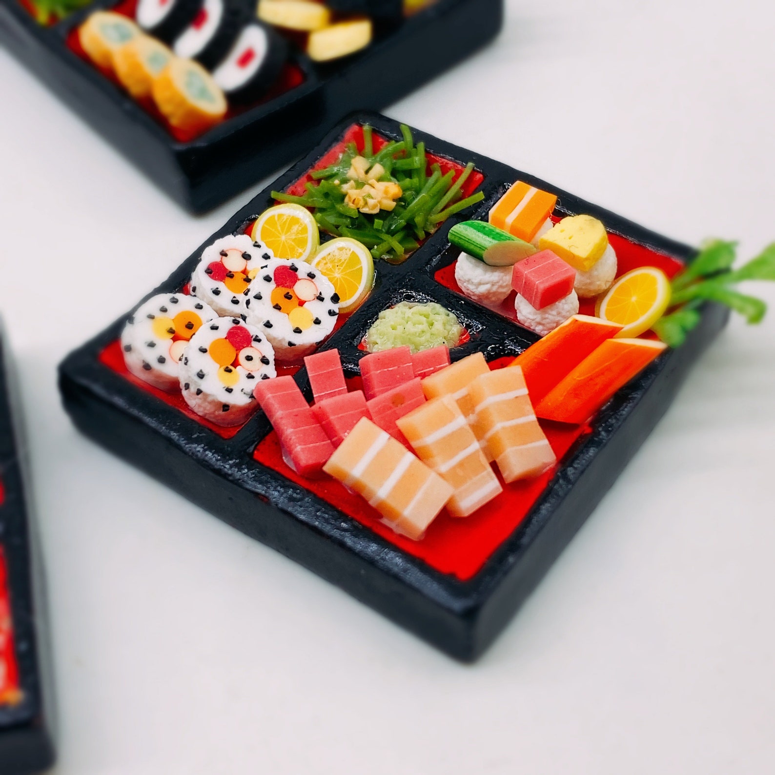 Miniature Japan Food Set Bento Miniature Food Miniature - Etsy