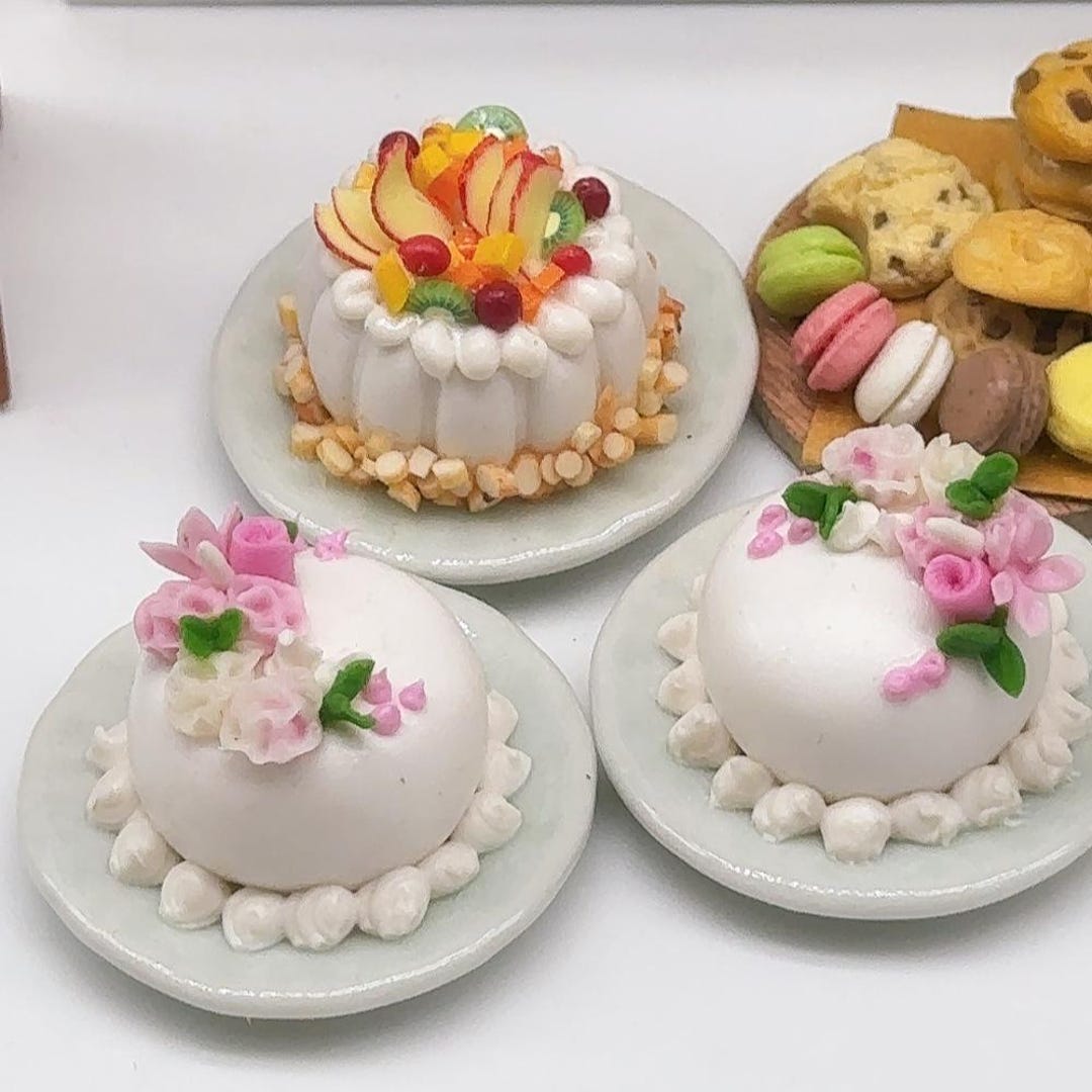 Miniature Cake, Miniature Sweet Cake, Fake Food, Miniature Fake Cake ...