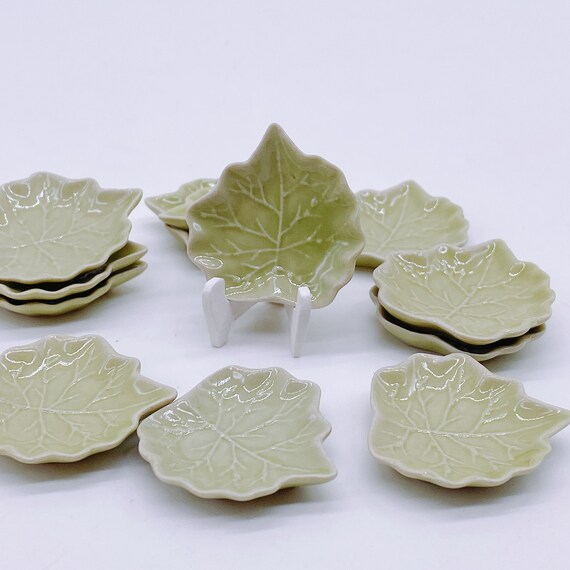 10 Pieces Miniature White Ceramic Plate 30 Mm. Decorate for | Etsy