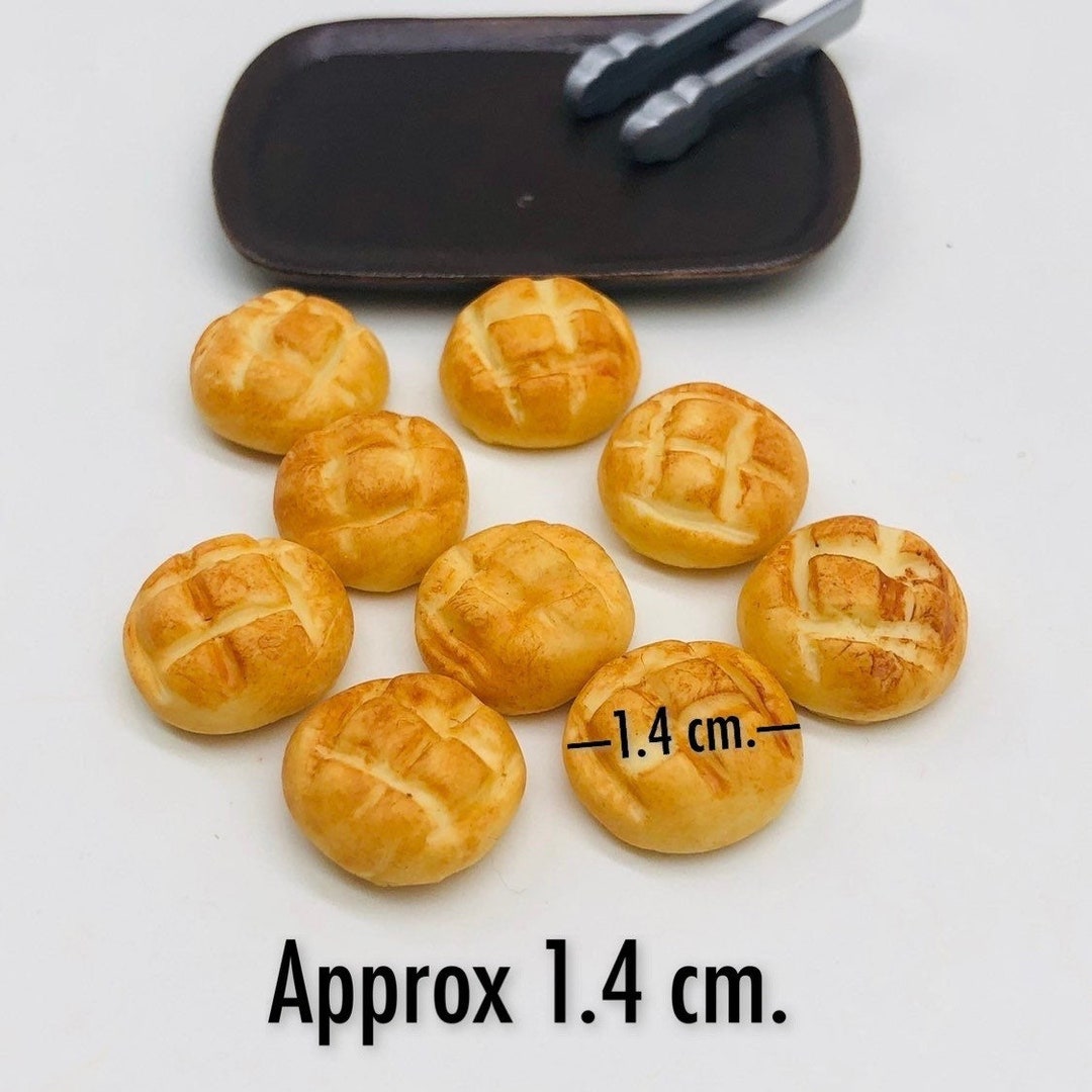 10 Pieces Miniature Bread,miniature Bakery,miniature Sweet,dolls and ...