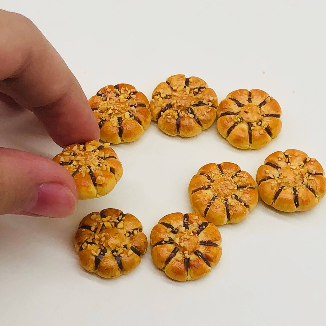 10 Pieces Miniature Bread,miniature Bakery,miniature Sweet,dolls and ...