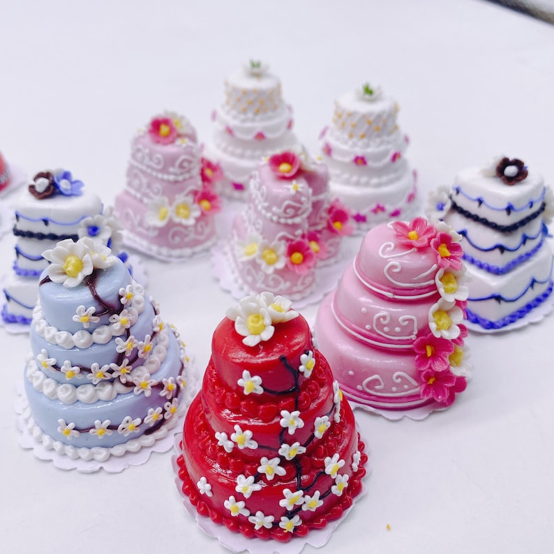 Miniature 3 Layer Sweet Cake Miniature Sweet Cake for | Etsy