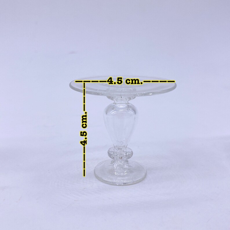 Miniature Table Glass Stand for Doll's house collection | Etsy