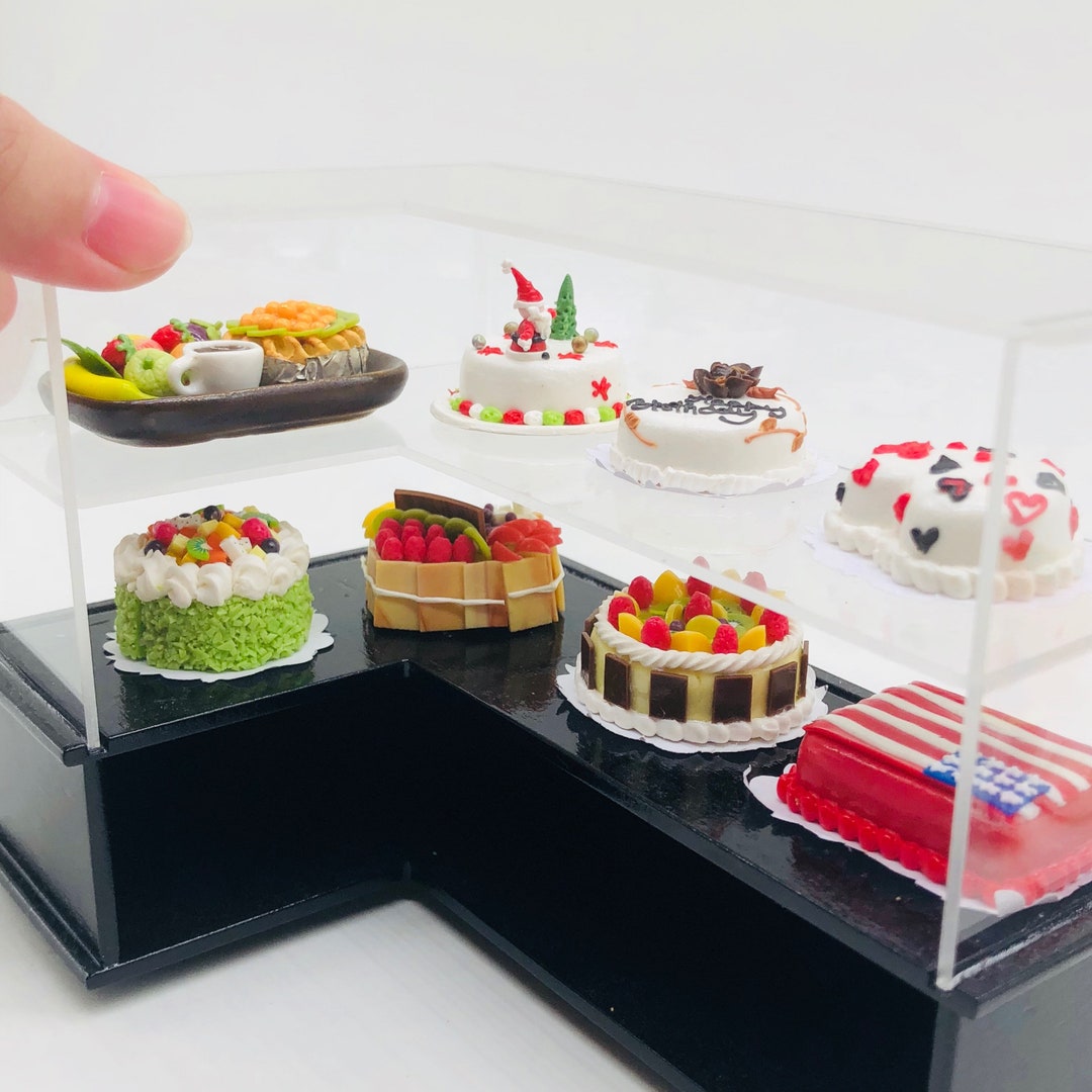 Miniature Showcase L Shape, Miniature Cabinet Decorate for Dollhouse - Etsy