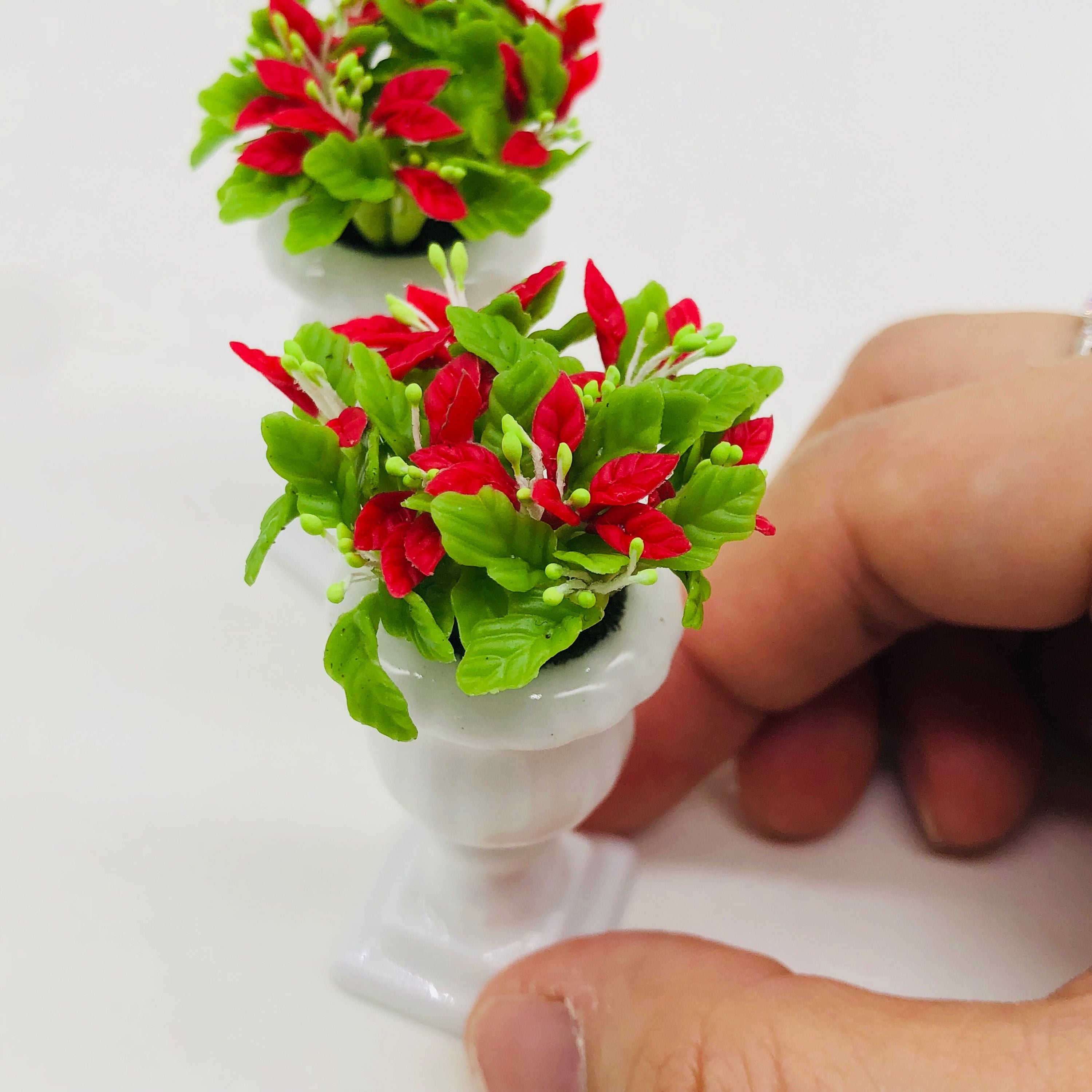 Miniature Plant in Pot Roman Styleminiature Flowerminiature - Etsy