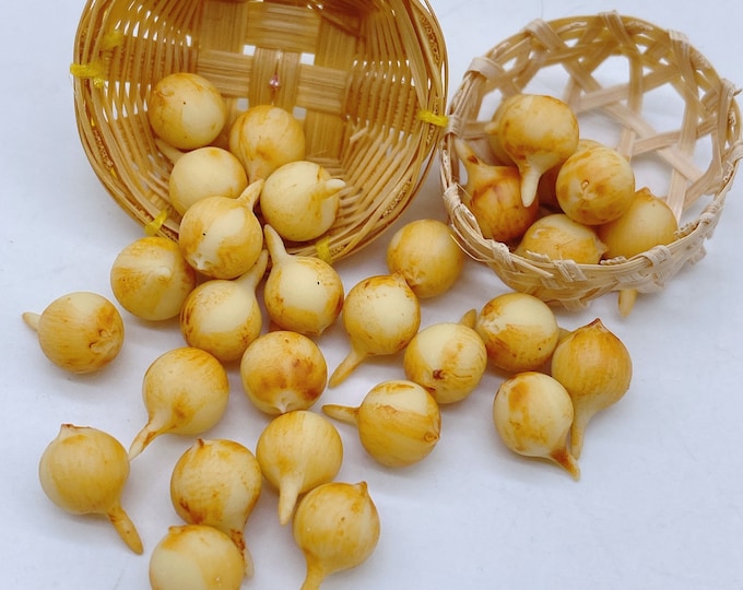 10 Pieces Miniature Onion, Dollhouse Kitchen Accessories 1:12 Scale - Etsy