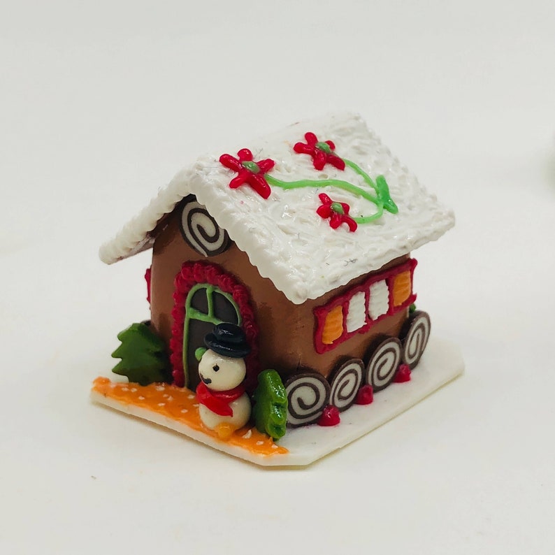 Miniature Gingerbread House 3dminiature Christmas | Etsy