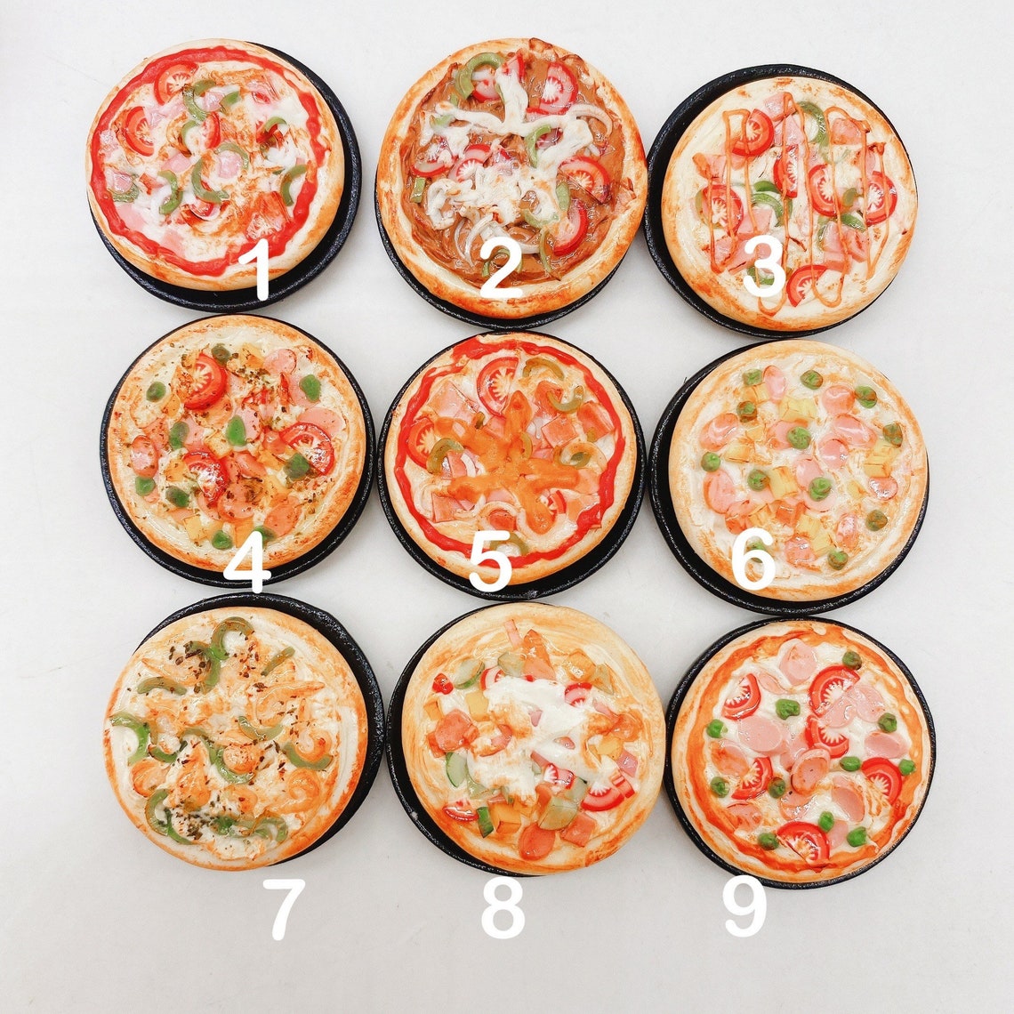 Miniature Fake Pizzaminiature Food Miniature Bakery - Etsy