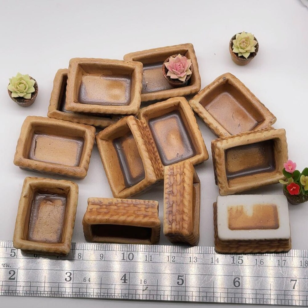 10 Pieces Miniature Pot,miniature Dollhouse Fairy Garden,miniature ...