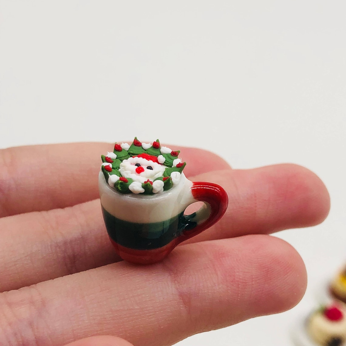 6 pieces Miniature BeverageMiniature ceramic cupMiniature | Etsy