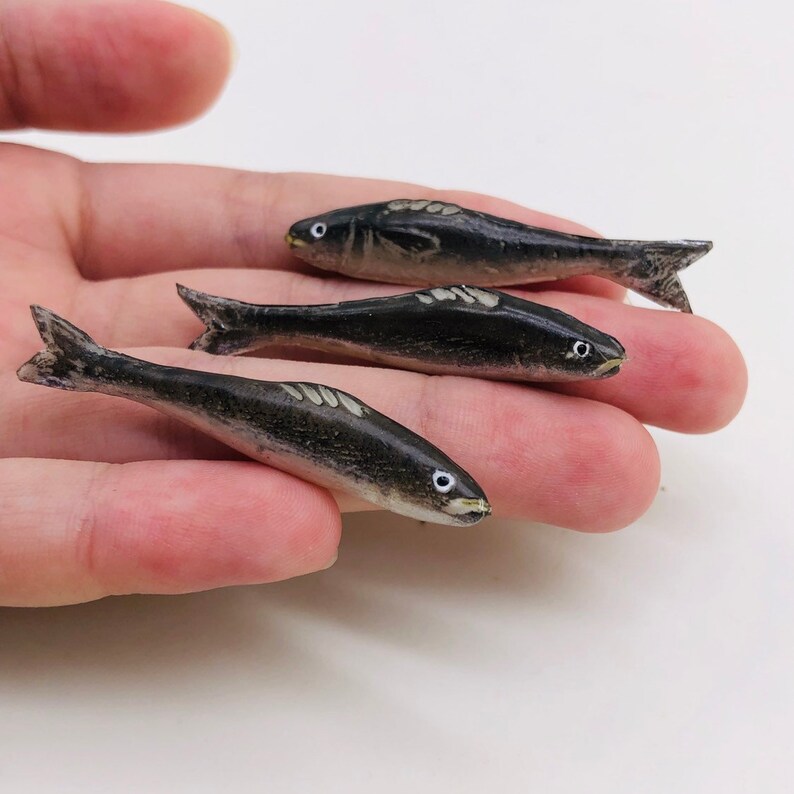 5 Pieces Miniature Fish Look Beautiful and Realistic for | Etsy