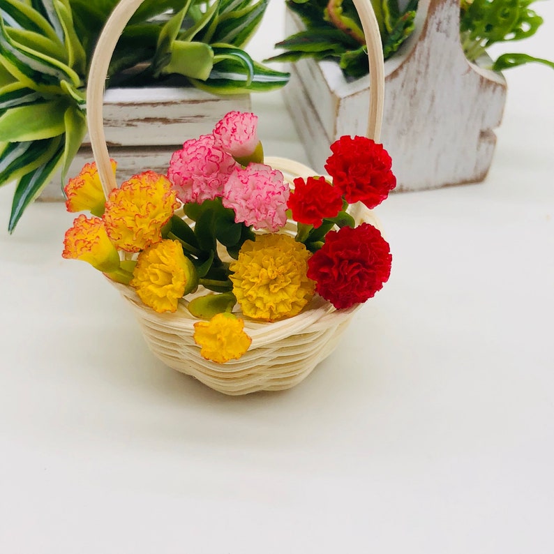 4 Pieces Miniature Flower and Miniature Orchidsminiature - Etsy