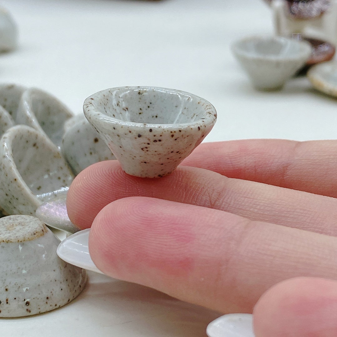 10 Pieces Miniature Ceramic Bowl Decorate for Doll - Etsy