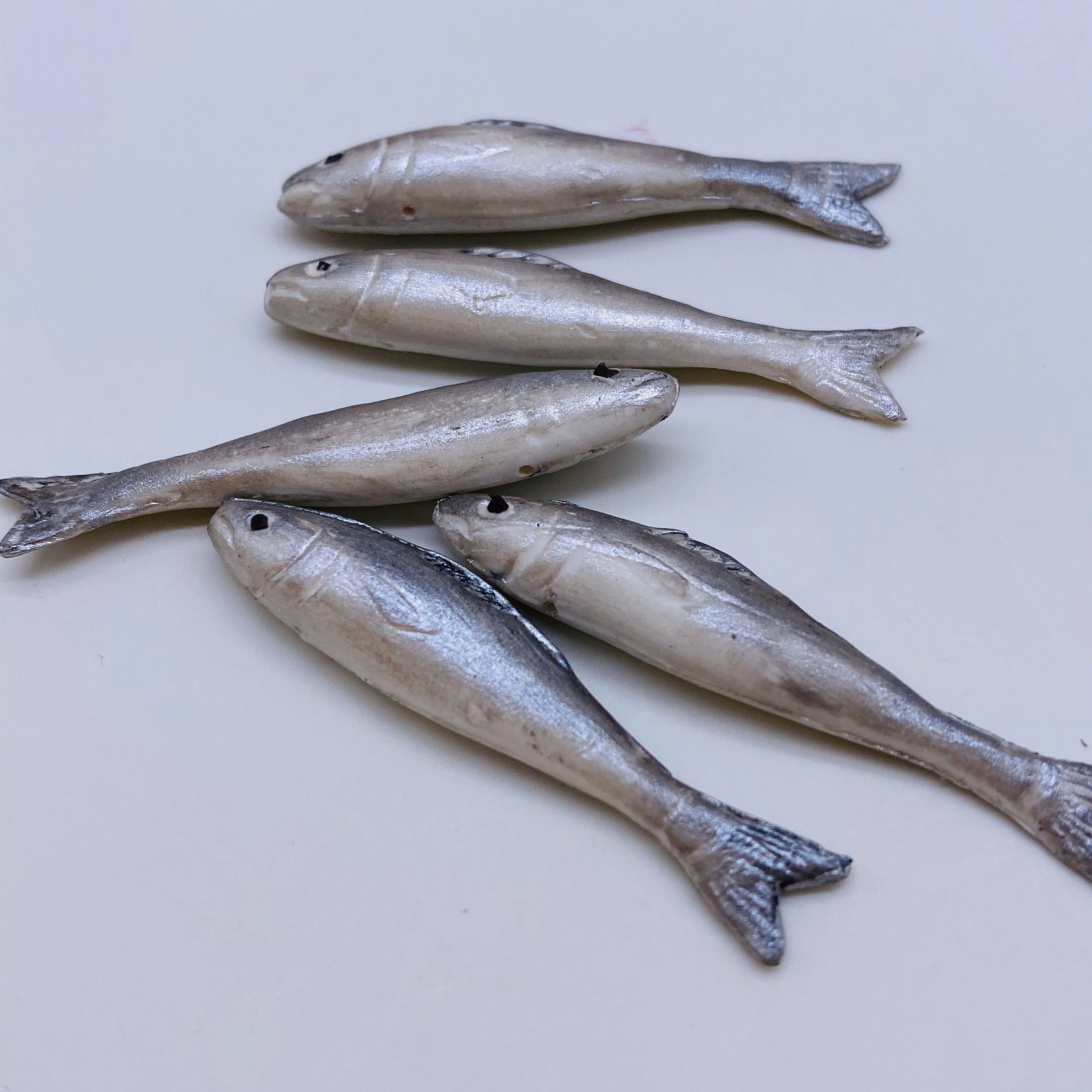 5 Pieces Miniature Fish Look Beautiful and Realistic for Garden House 1 ...