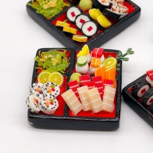 Miniature Japanese Cuisine Bento, Miniature Food, Miniature Decorate ...