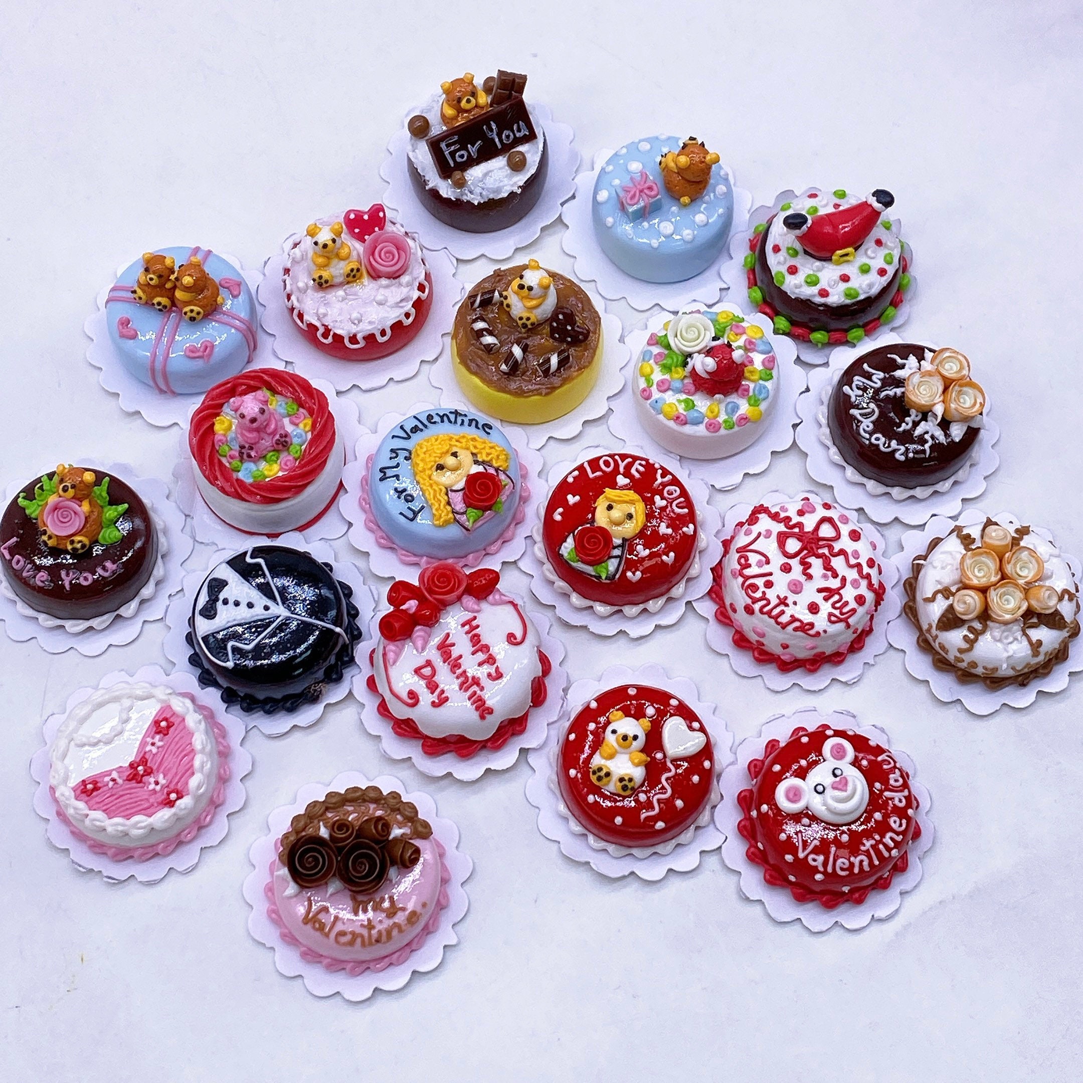 Miniature Fake Cake Miniature Sweet Cake Fake Food - Etsy